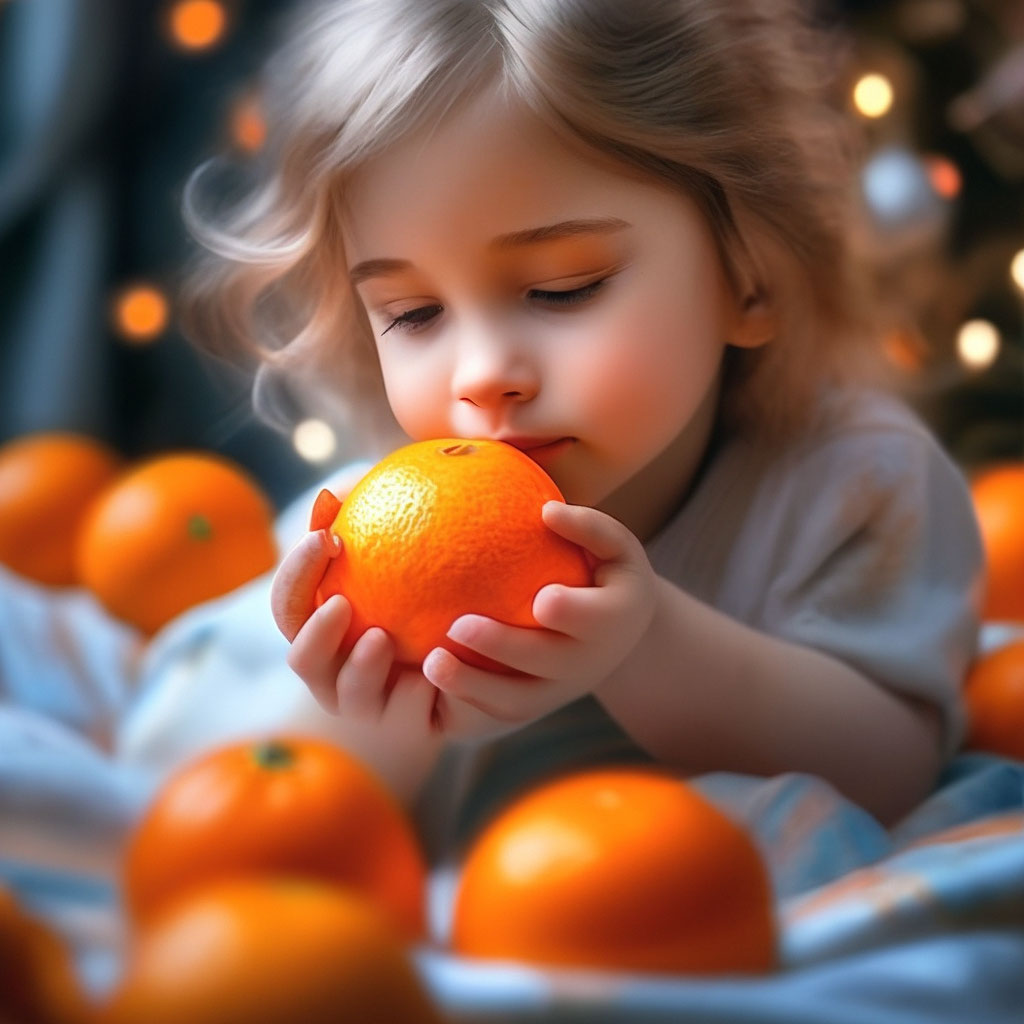 "The tangerine smell is like a ticket to childhood. Where you're ...