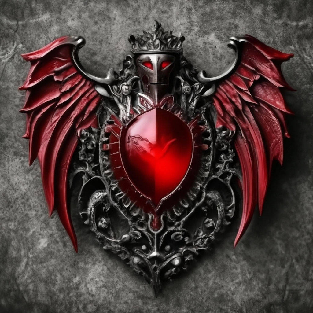 "The coat of arms of the vampire Order is the red angel" — image ...