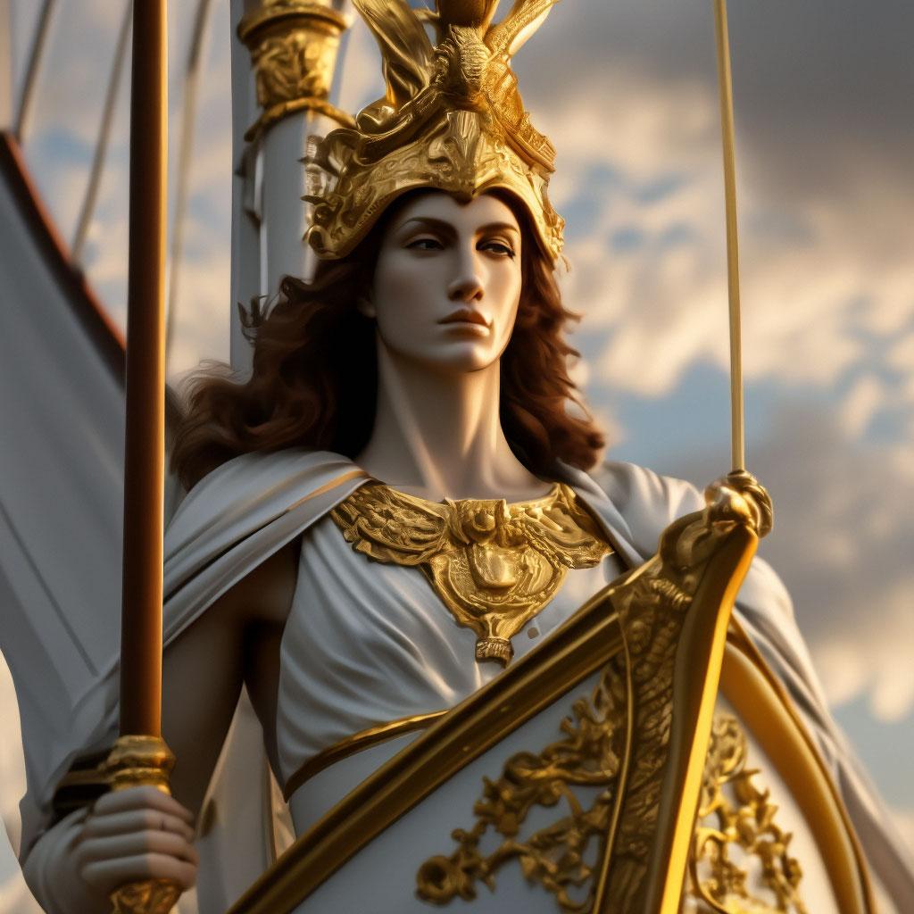 "Sailboat .on the nose is the galley figure of Athena with a full ...