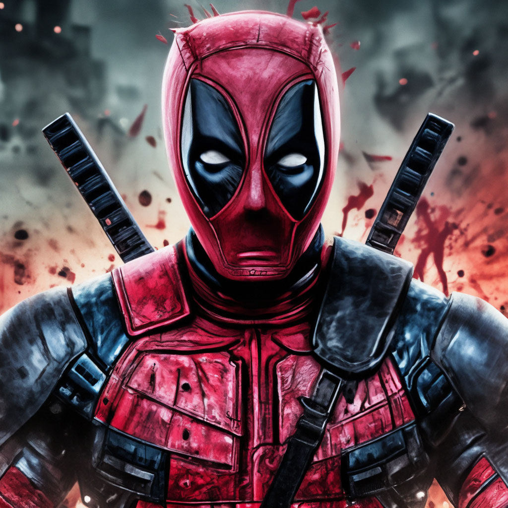 "Deadpool zombie" — image created in Shedevrum