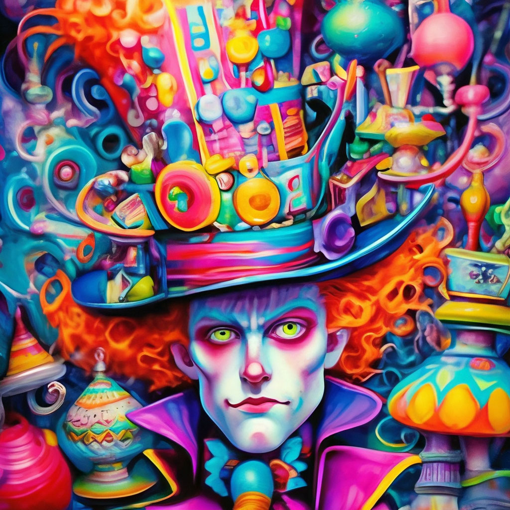 "The Crazy Hatter is bright, crazy, dizzyingly detailed." — image ...