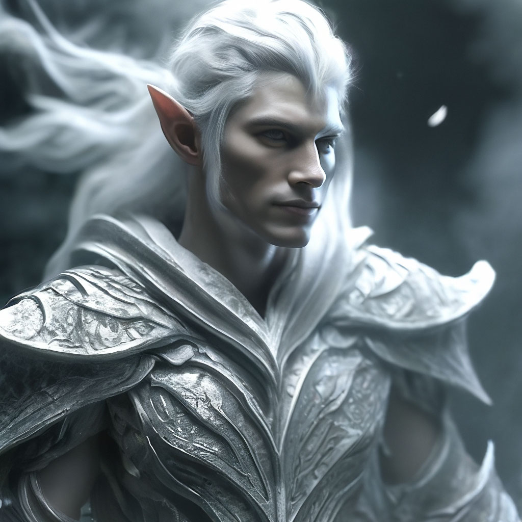 "Elf man, dark fantasy, high detail, realism, professional photography ...