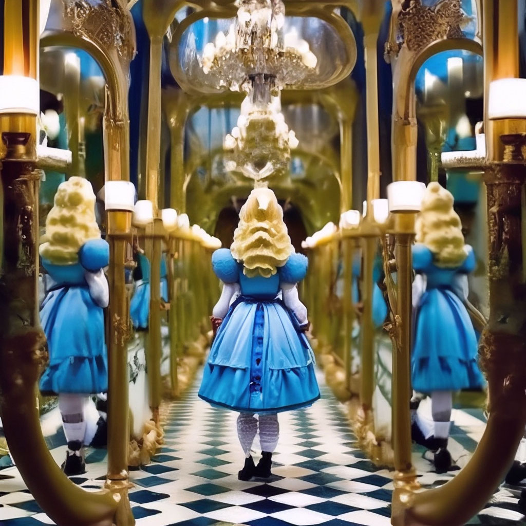 "Alice through the Looking Glass there are many mirrors. " — image ...