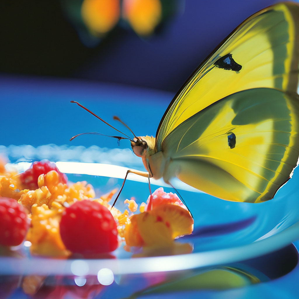 "Butterflies taste food with their feet., 1/250s, high detail" — image ...