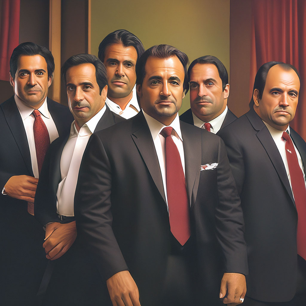 "The Sopranos Clan" — image created in Shedevrum