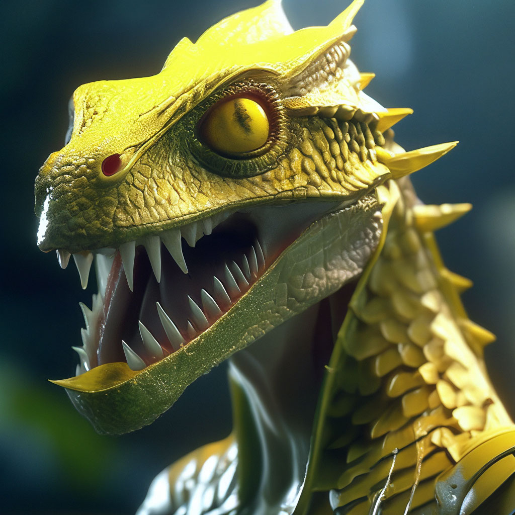 "Lizard-like man, lizard-faced man, sharp teeth, yellow eyes, scales ...