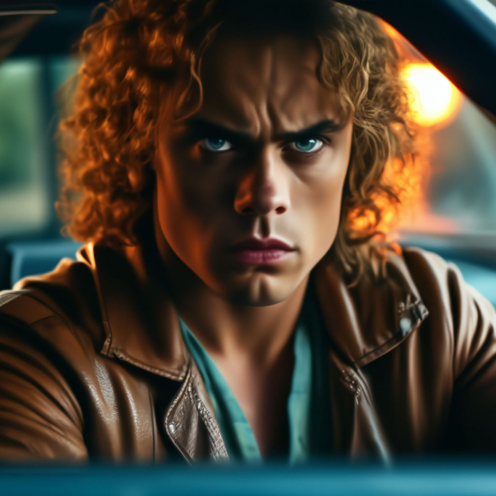 "Billy from the TV series very strange things angry furious eyes ...