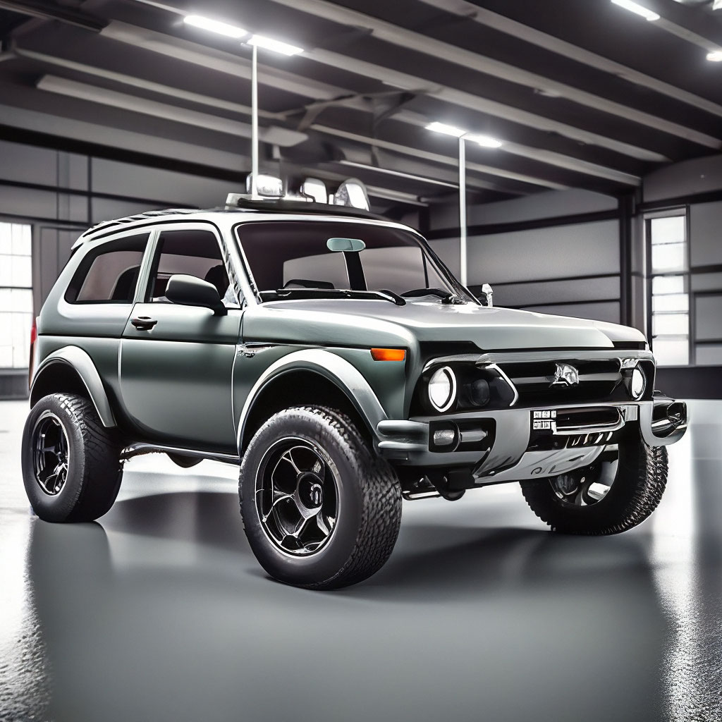 "LADA NIVA remade by the tuning company Devolro Performance Cars Studio ...