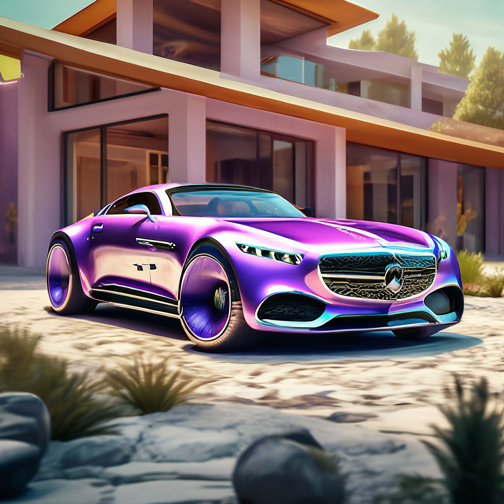 "Future car custom, off-road tuning, tuned Mercedes-Maybach car in ...
