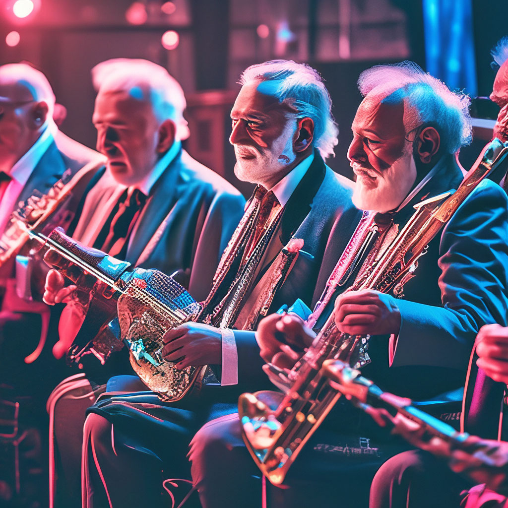 "There are only grandfathers in jazz a jazz band of old men at a ...