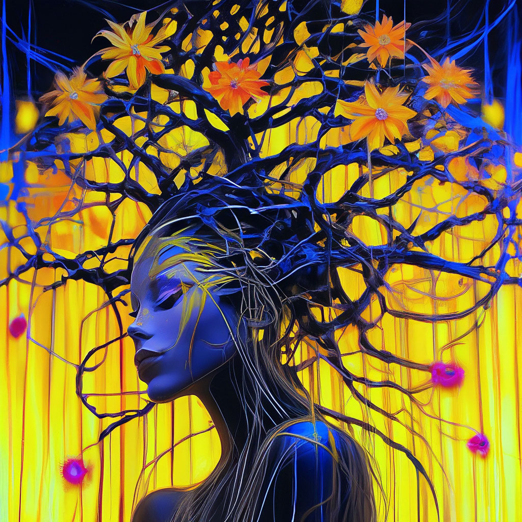 "The leader's heart, conscious in the unconscious, psychedelic,dark ...