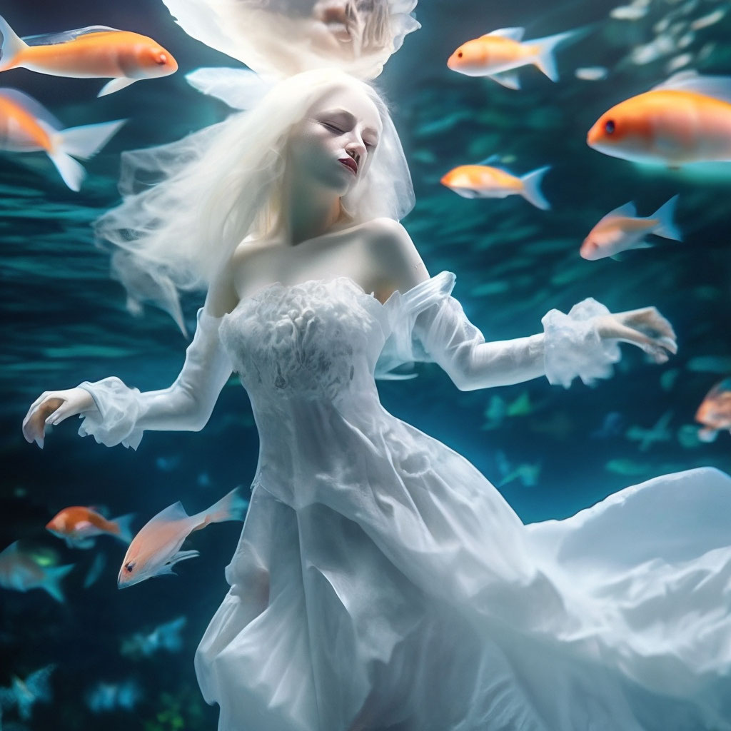 "🤍 beautiful albino ghost girl, filigree delicate white lace dress ...