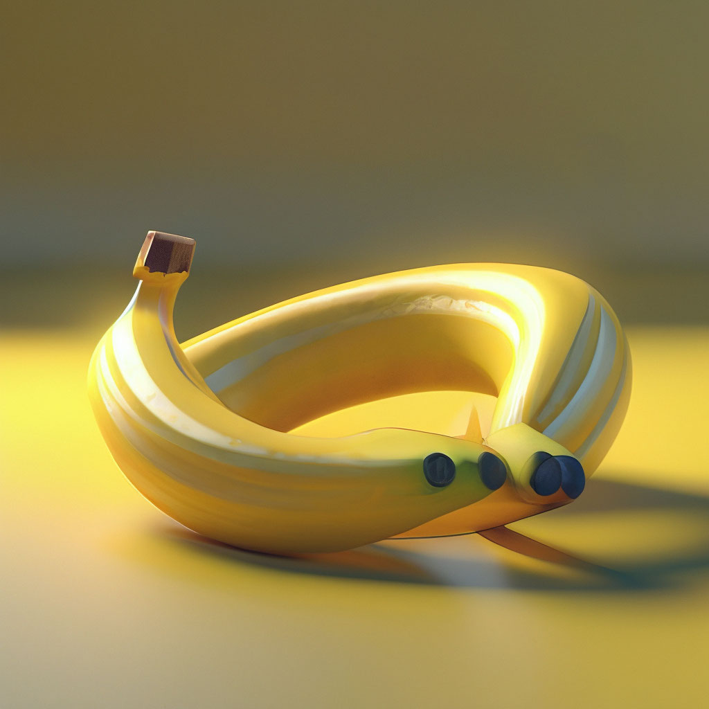 "Banana ring" — image created in Shedevrum