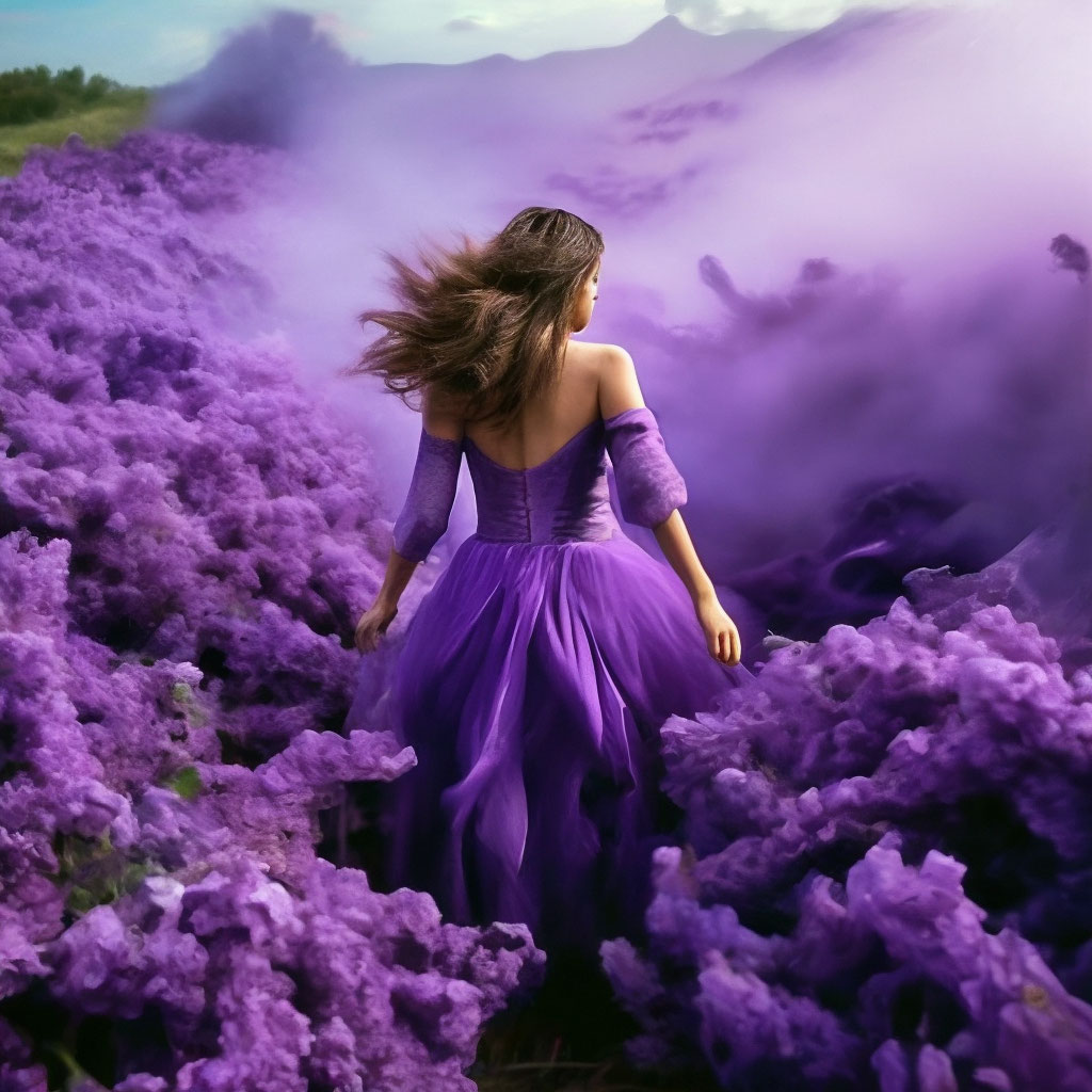 "Smell girl, everything in the color of violets, everything in the ...
