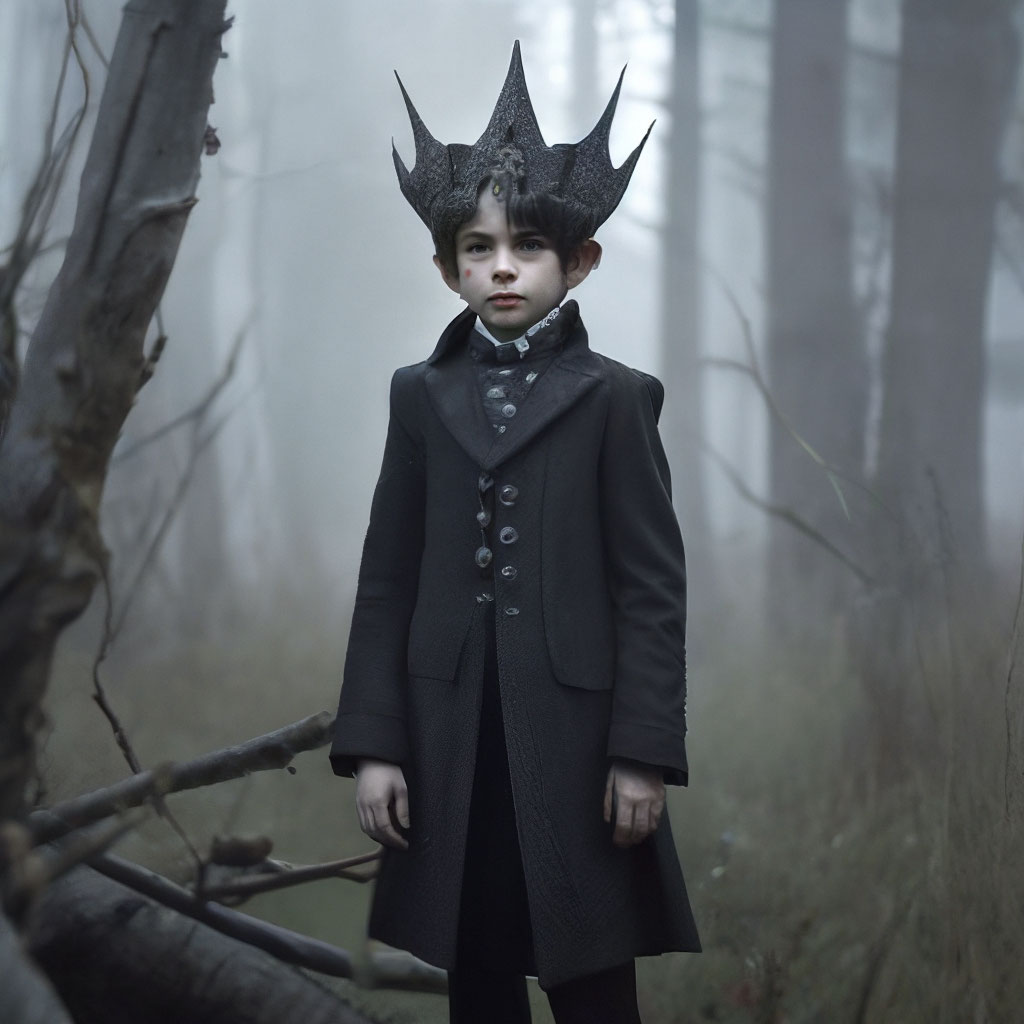 "Kashchey, fernandelka, the boy" — image created in Shedevrum