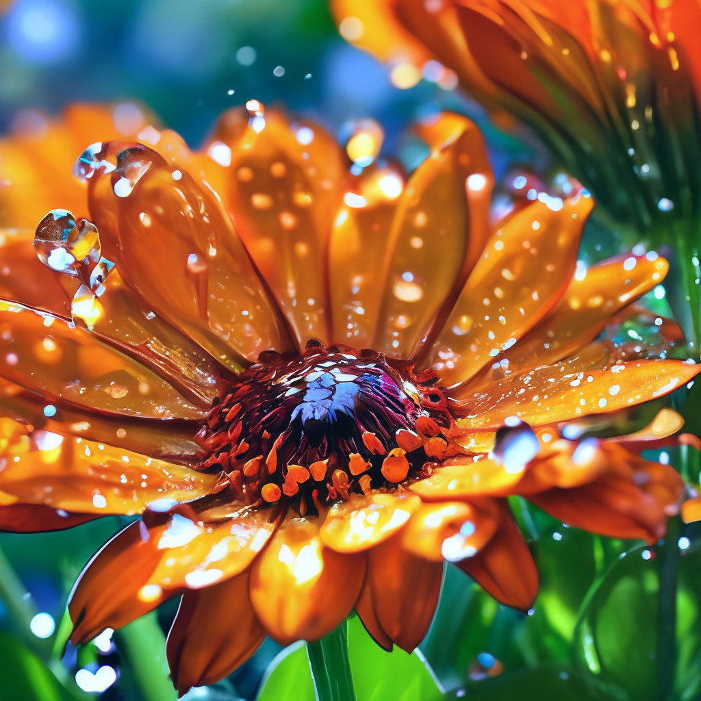 "Still life fantasy sketch +hyperrealism, coloured pencil, macro orange ...