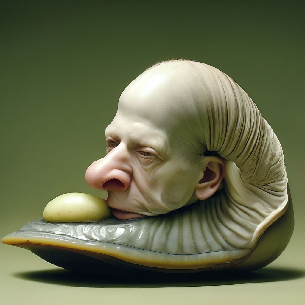 "No fish, no meat... a man without a face.. a characterless slug ...
