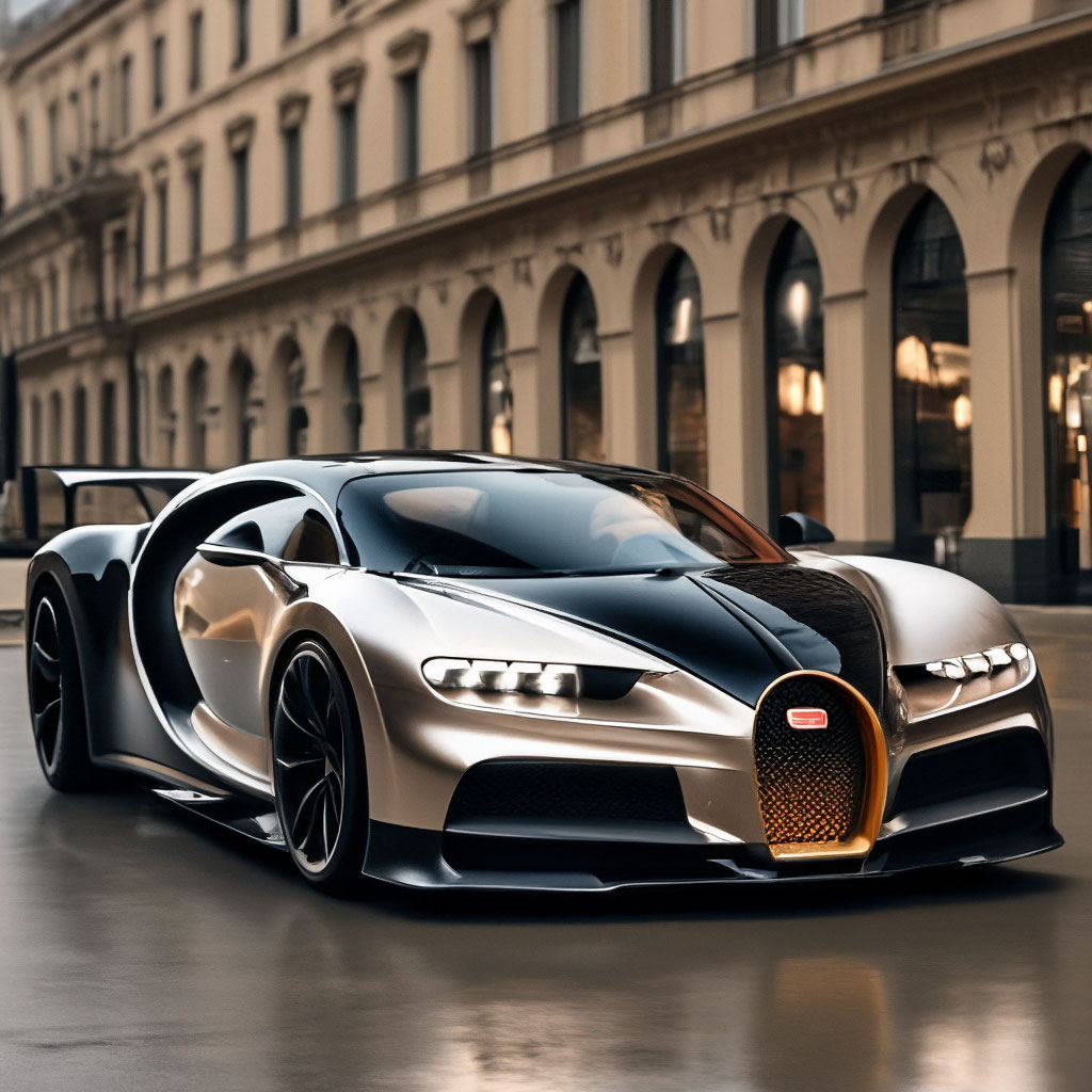 "BUGGATTI" — image created in Shedevrum