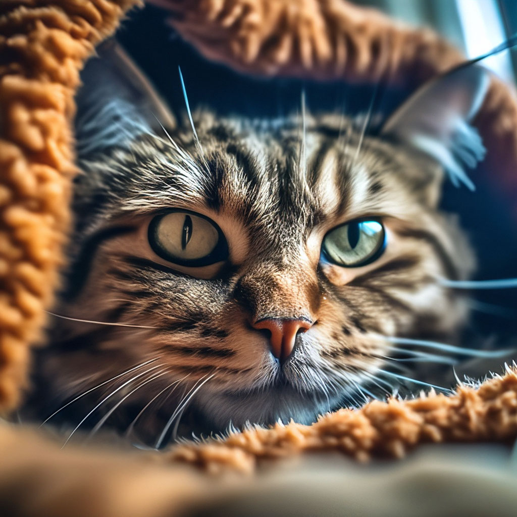 "Morning. October. Cold. A nervous, angry, disheveled cat, in his cot ...