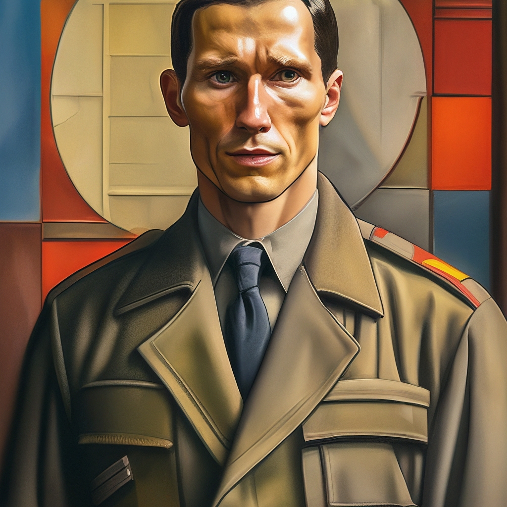 "Portrait of John Doe" — image created in Shedevrum