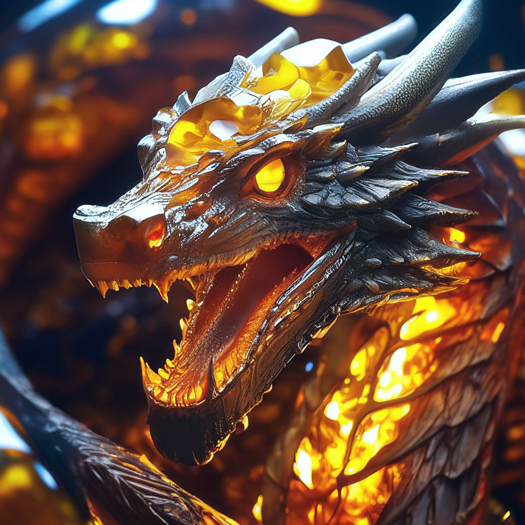 "Hyper realistic beautiful amber, wings, consisting of amber stones ...