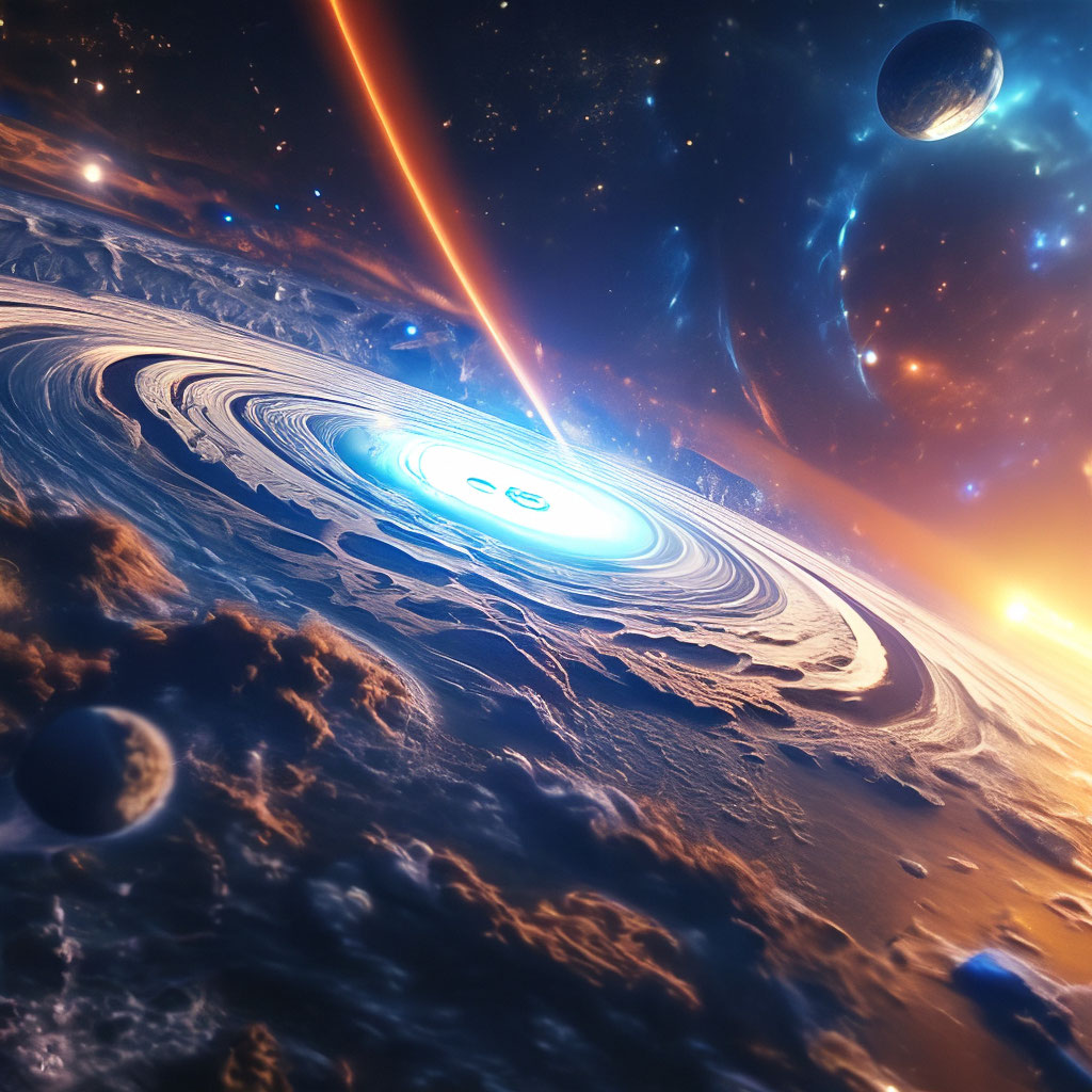 "Galaxy realistic high detail 4k" — image created in Shedevrum