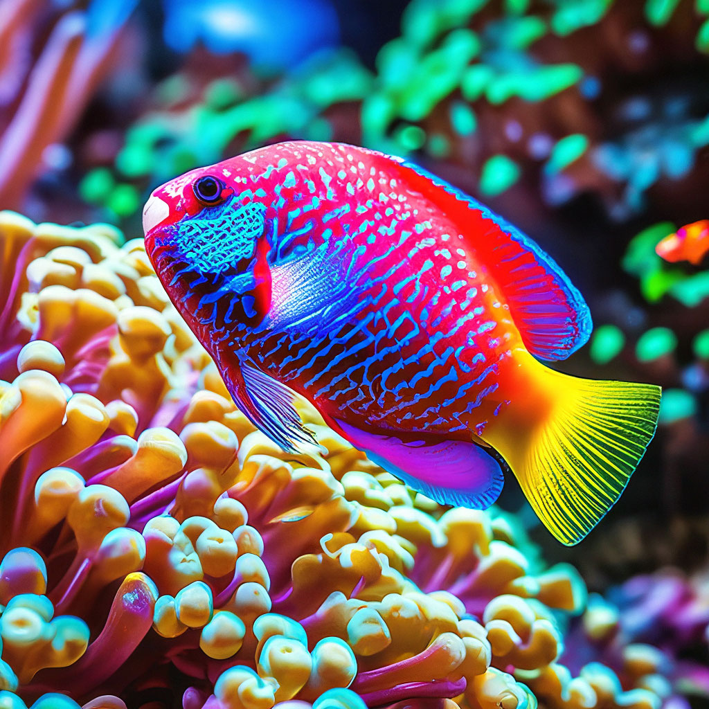 "Colorful corals,, fish professional photo, high resolution, high ...