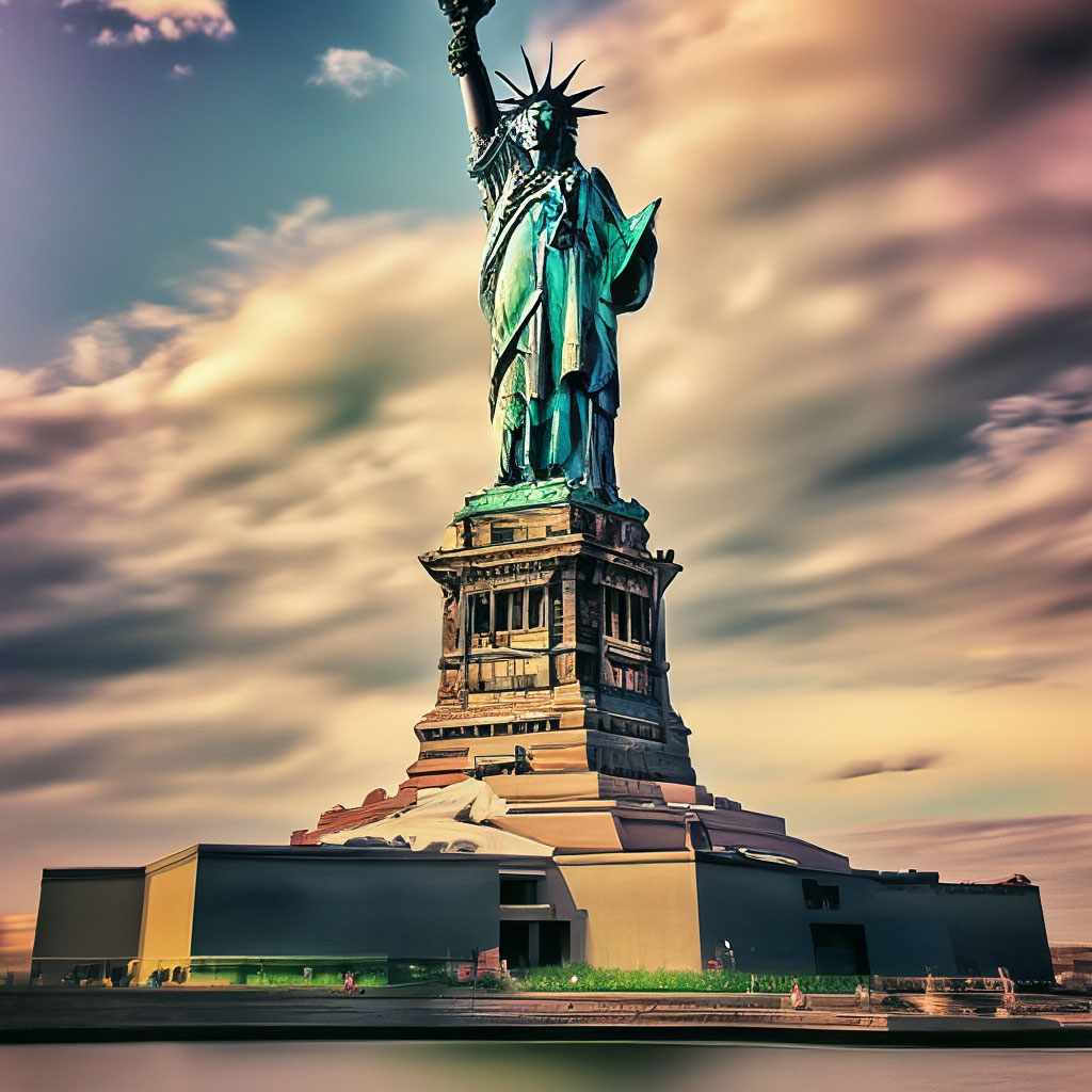 "Statue of Liberty🗽, beautiful" — image created in Shedevrum