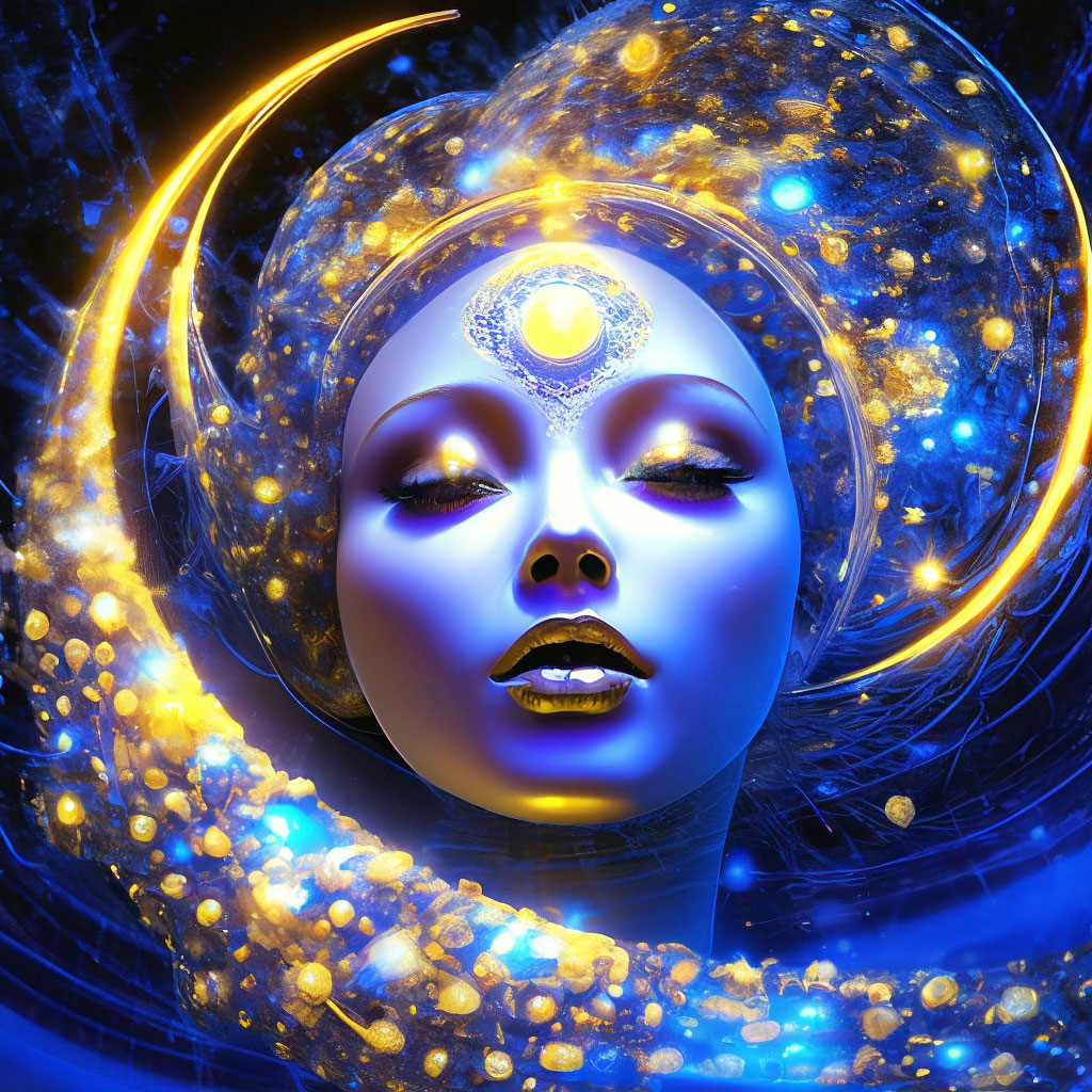 "🌼🌼🌼🌼🌼🌼 fractals of the full moon, twisted into a spiral, the magic of ...