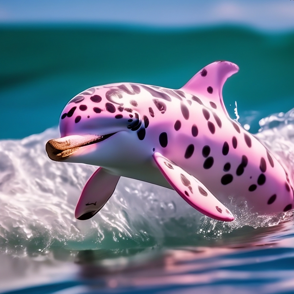"🐬🦈🐬 Cute fluffy spotted dolphin , pink dolphin hybrid shark and ...