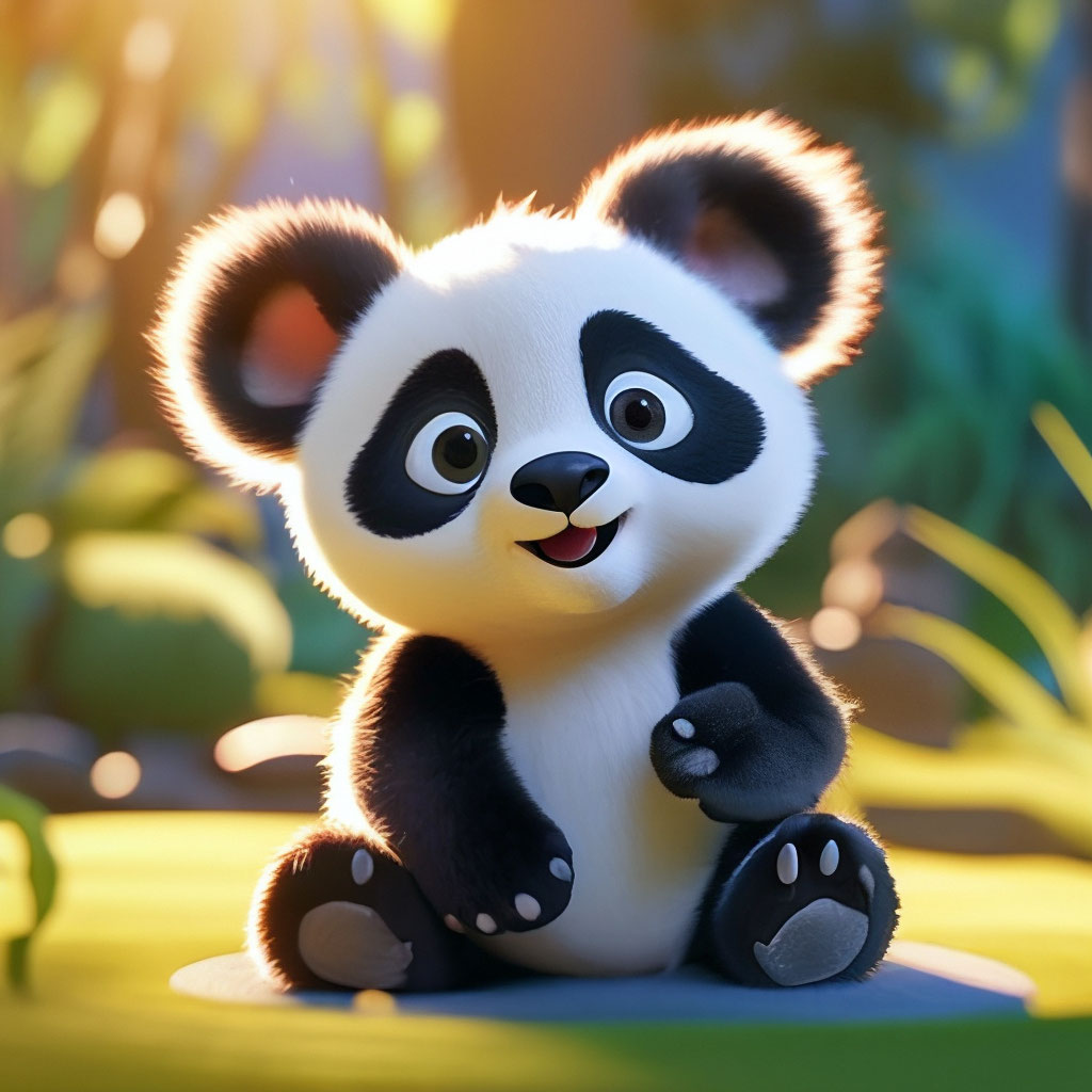 "3D in the pixar cartoon style. Capture the playful and energetic ...