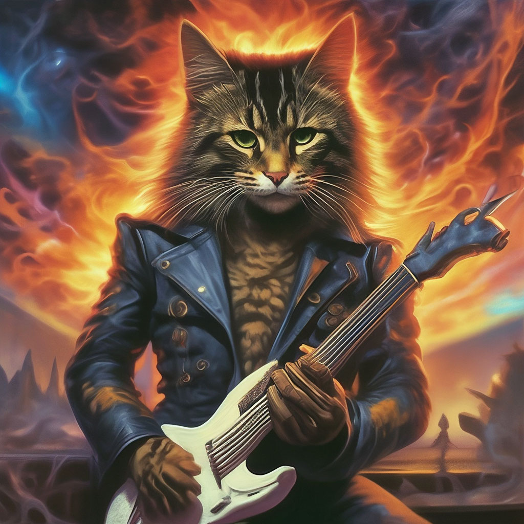 "The cat acts like lemmy, atmospheric, aesthetically pleasing" — image ...