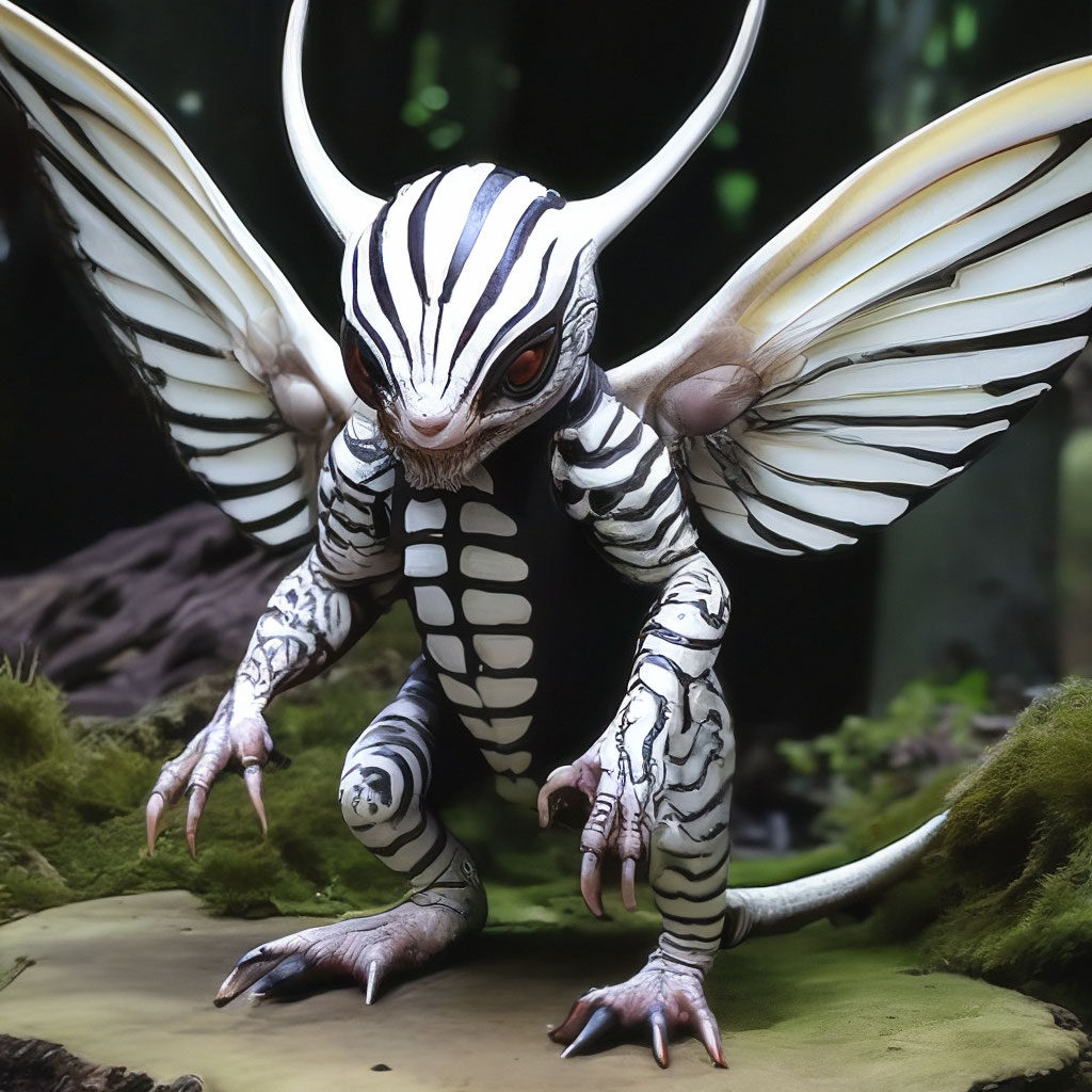 "18.09.23 @NuarArt666⠀⠀ Carnivorous New baby white-striped scoop ...