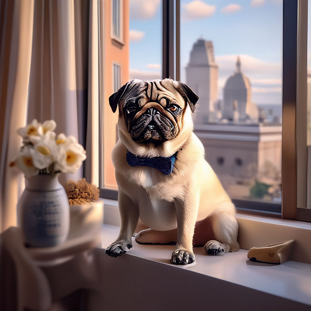 "A series of dog breeds 🐩 cute pug, aesthetically pleasing ...
