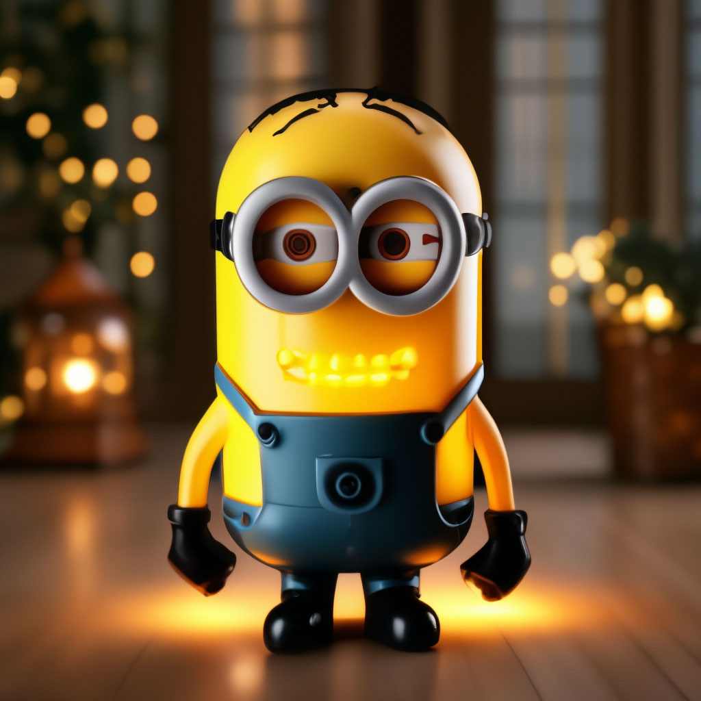 "Minion+light" — image created in Shedevrum