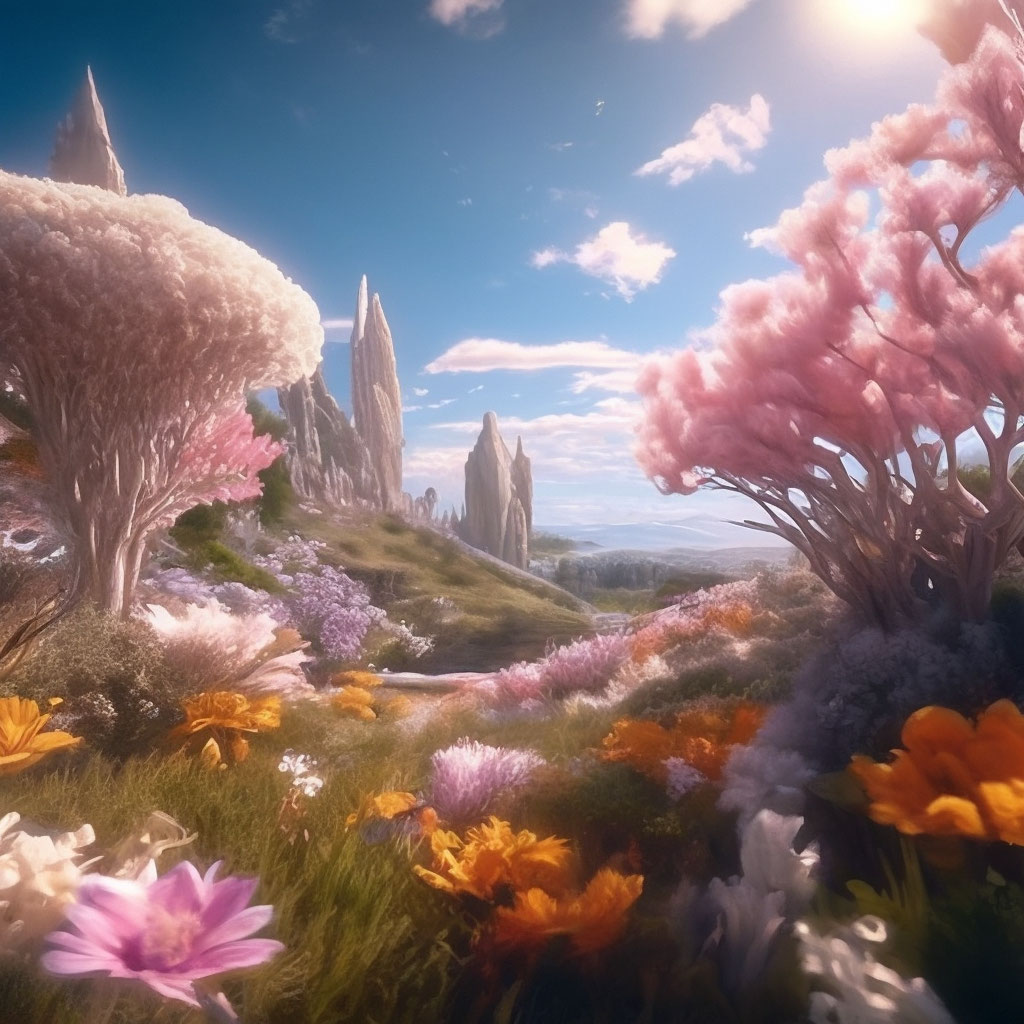 "Daydreams. The panorama. Another world. Surrealism. delicate, fragile ...