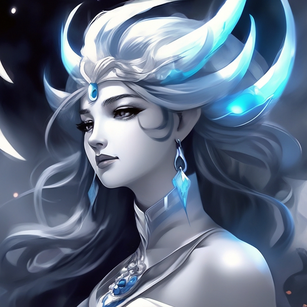 "Moonstone, the characteristics of a fantasy character" — image created ...