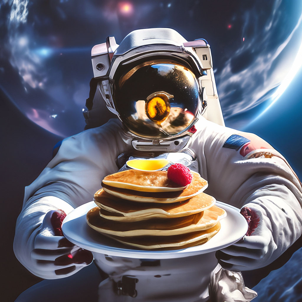 Eating Pancakes In Space