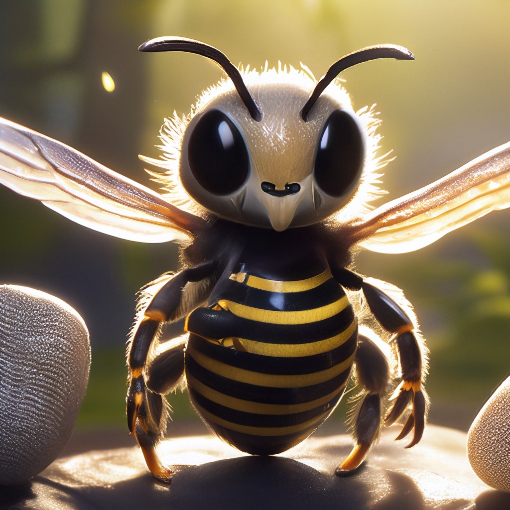 "A very cute wasp of efficiency rubs its treacherous paws + coherent ...
