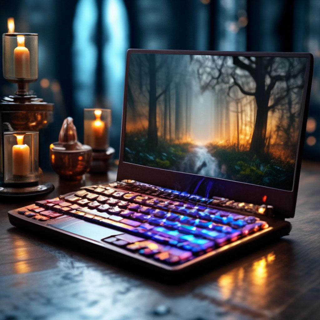 "Chocolate laptop with rgb keyboard backlight, how to use it??" — image ...