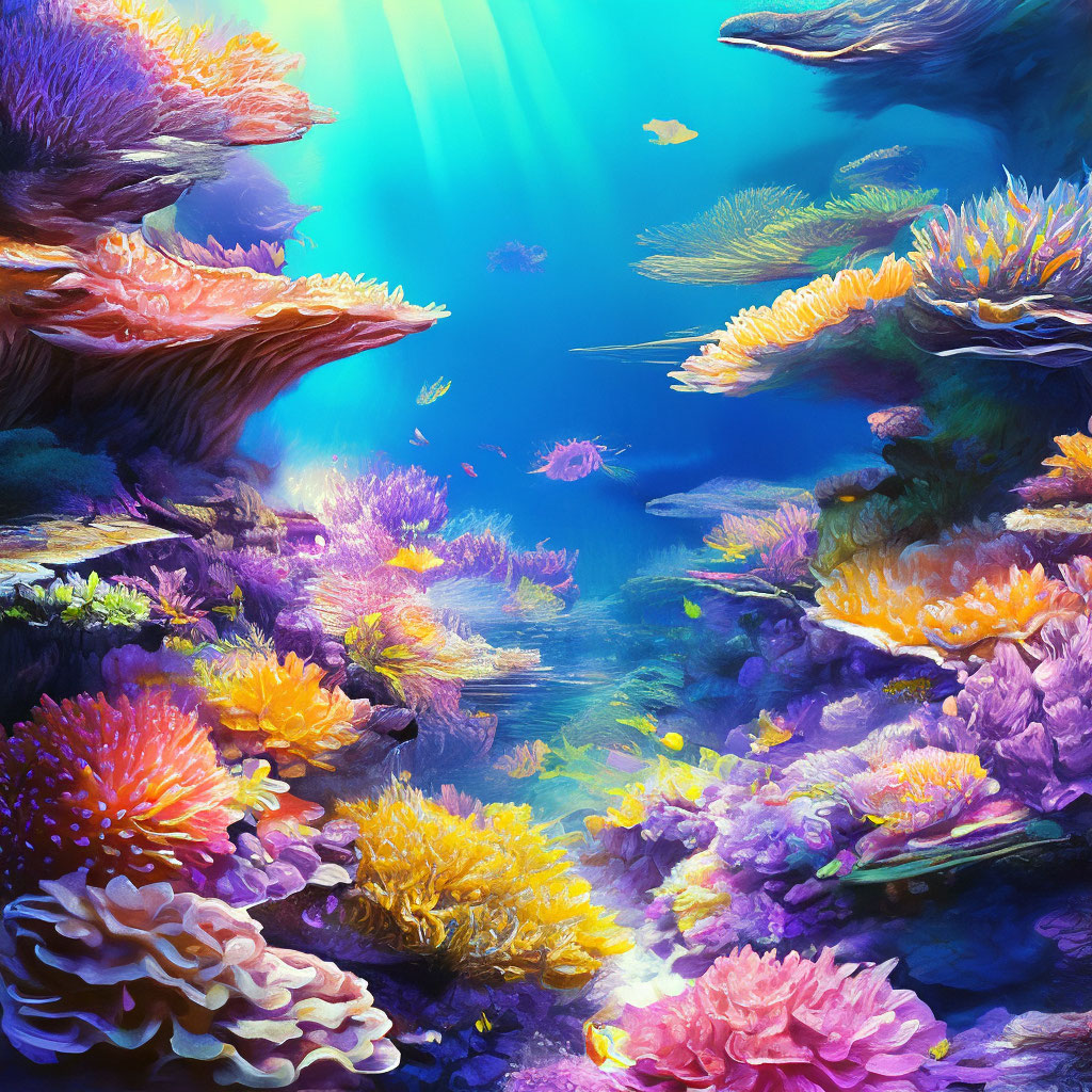 Digital Watercolor Backlit