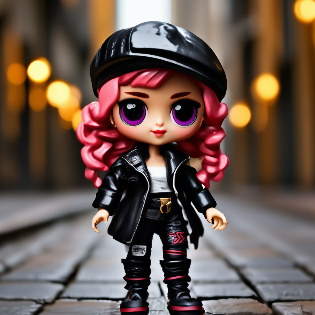 "The L.O.L bandit doll" — image created in Shedevrum