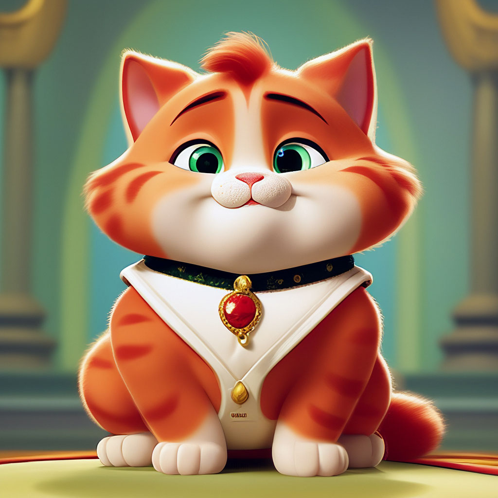 "Toulouse Red chubby kitten. Cats Aristocrats Disney cartoon 1970 ...