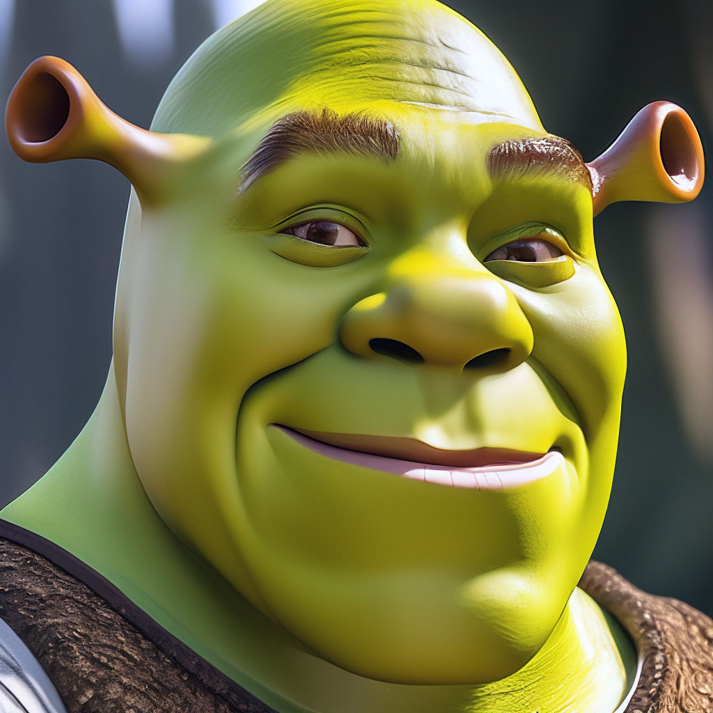 "Professional photo 2023 k, Shrek, HYPER HIGH RESOLUTION, HYPER HIGH ...