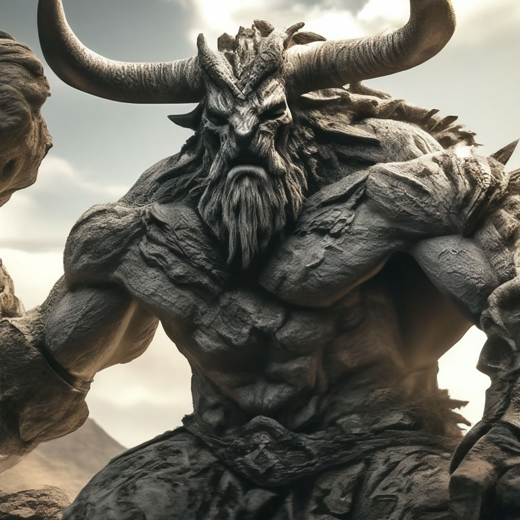 "Earthshaker, Reagor Stone Hoof, realistic drawing Reagor once lay in ...