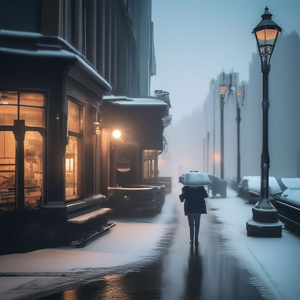 "It was a cold, gloomy morning, there were almost no passers-by on the ...