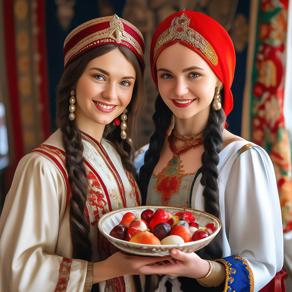 "A girl with brown eyes, a black braid, a turban on her head, in a ...