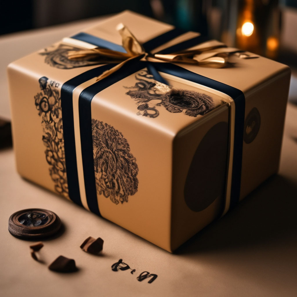 "A fantastic beautiful package is coming by mail" — image created in ...