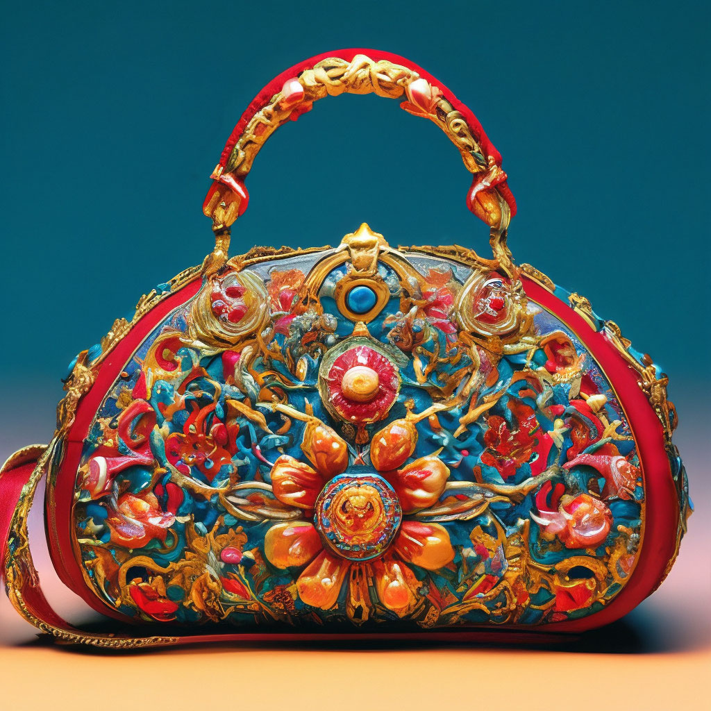 "Handbag spanish style, digital-art, pixel elaboration, high detail ...