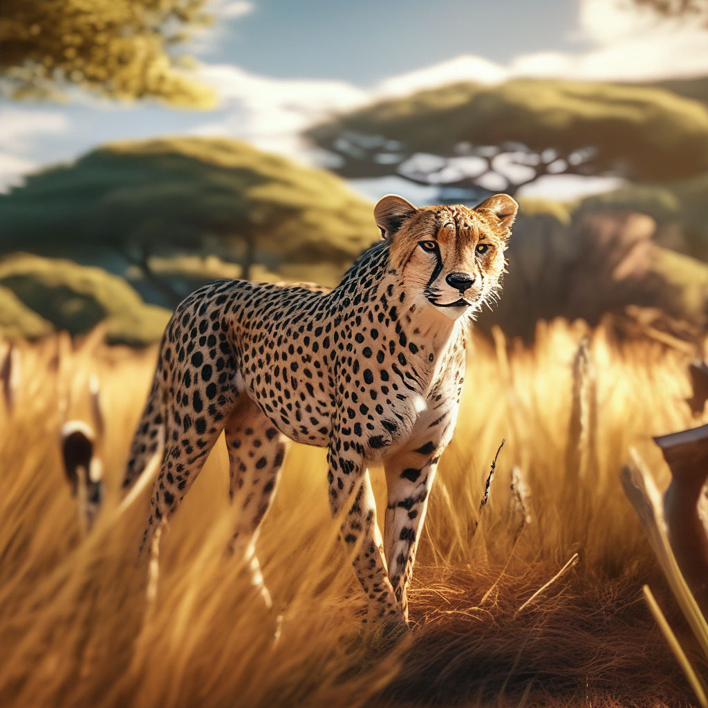 "Savannah realistic, professional photo, 4k, high detail, ISO 100 ...